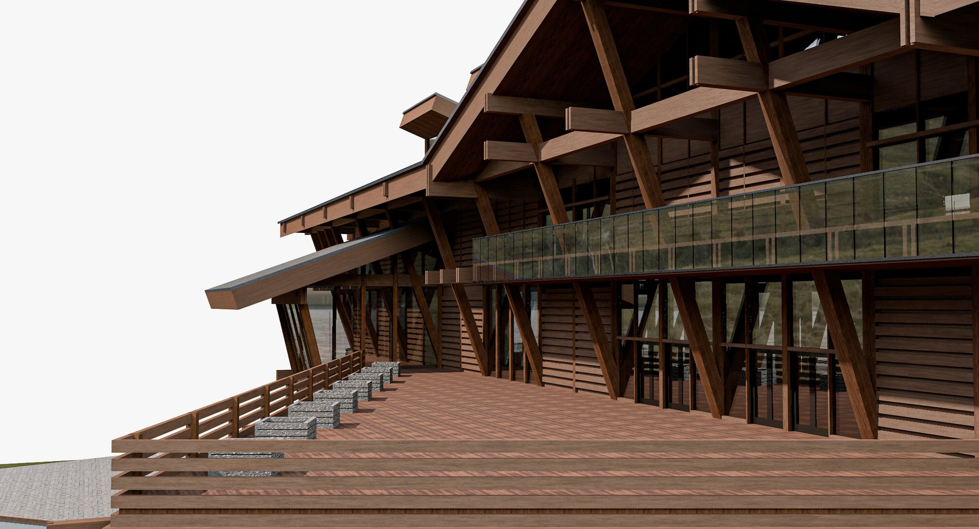 3D Library Building Model - TurboSquid 1787378