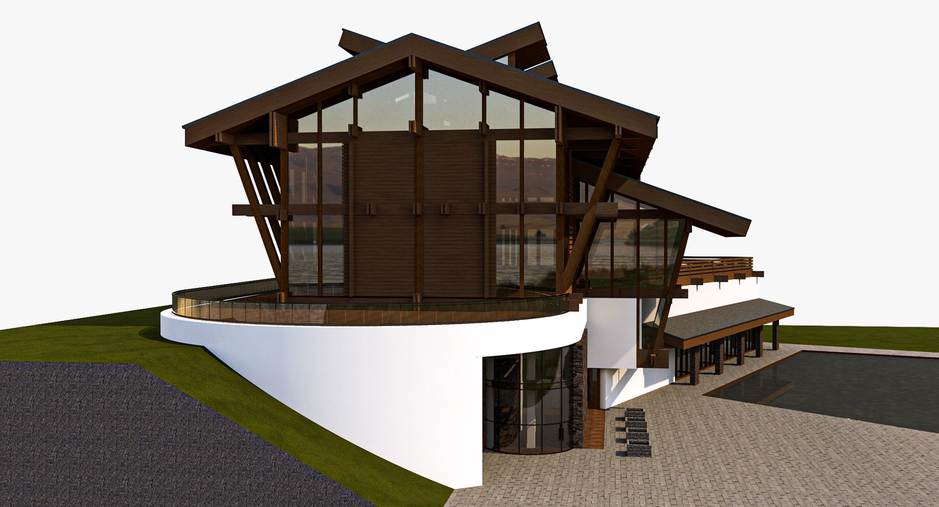 3D Library Building Model - TurboSquid 1787378