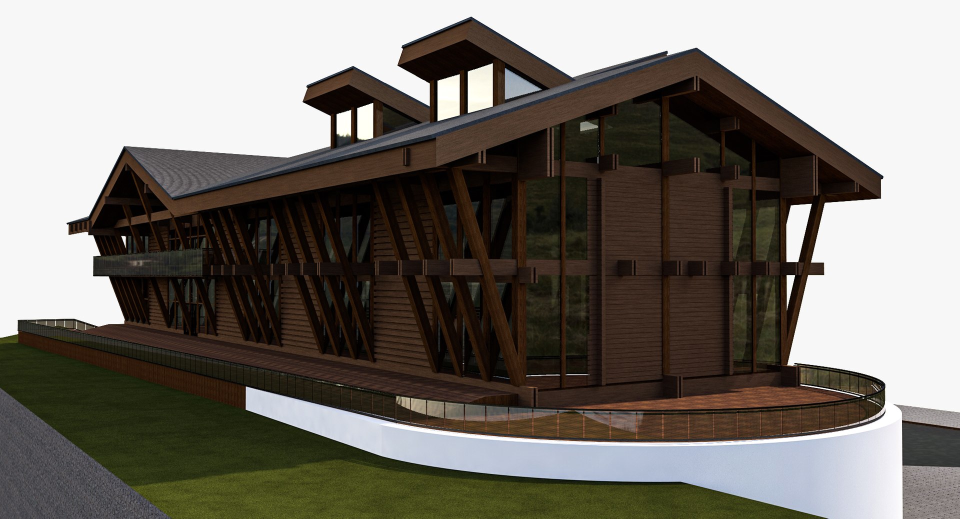 3D Library Building Model - TurboSquid 1787378