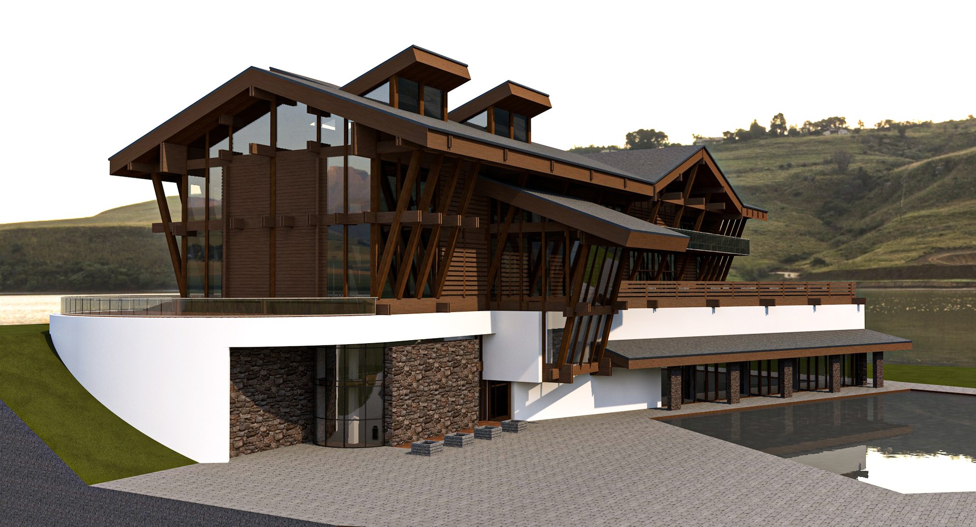 3D Library Building Model - TurboSquid 1787378