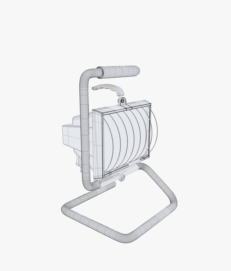 Halogen Projector 3d Model
