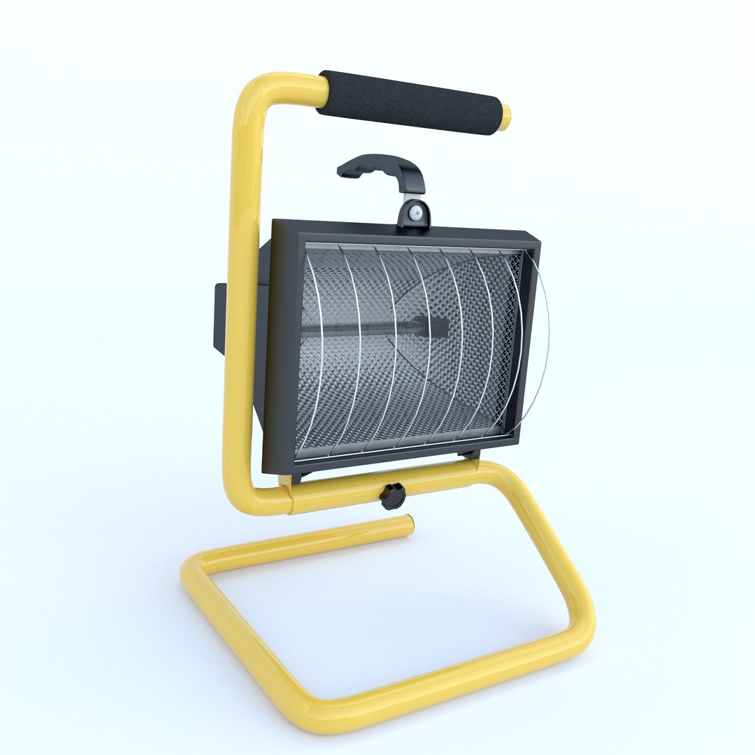 Halogen Projector 3d Model