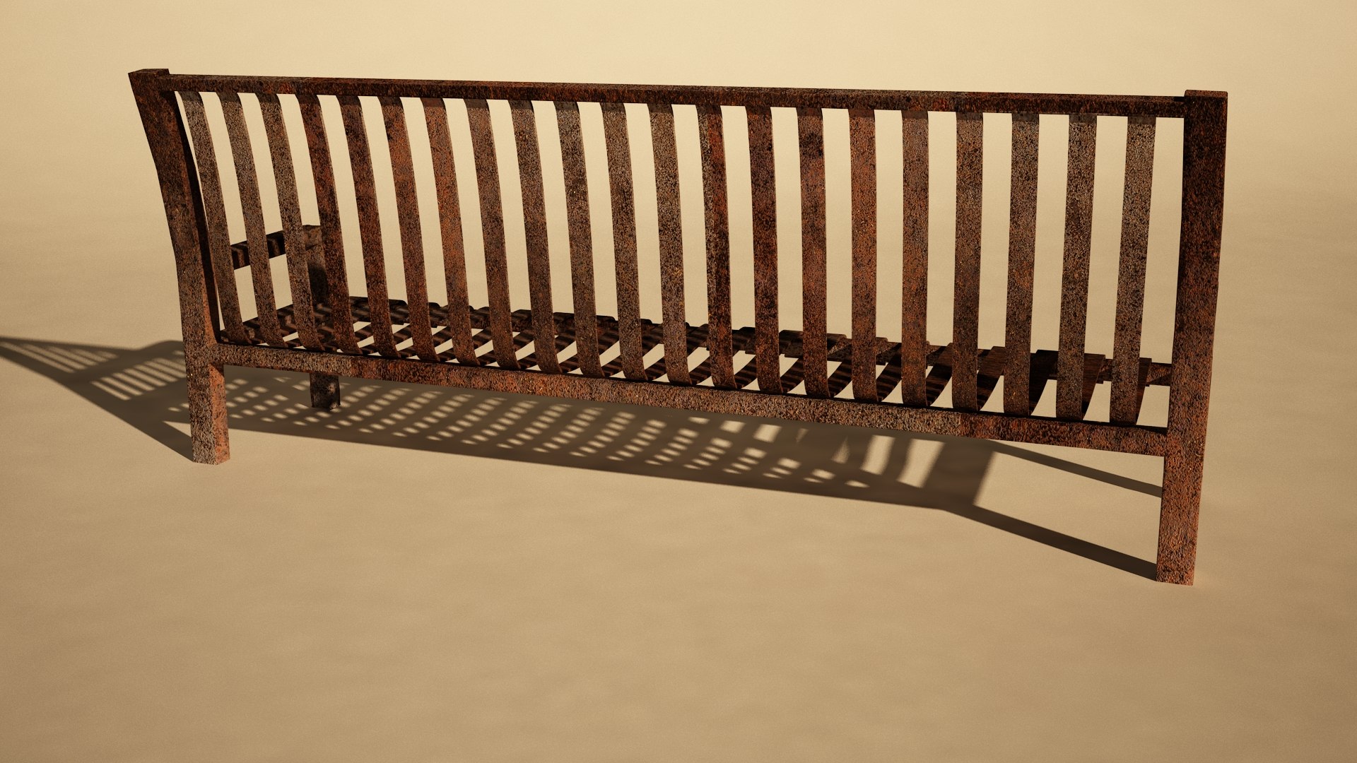 Ironrustybench 3D - TurboSquid 2065484