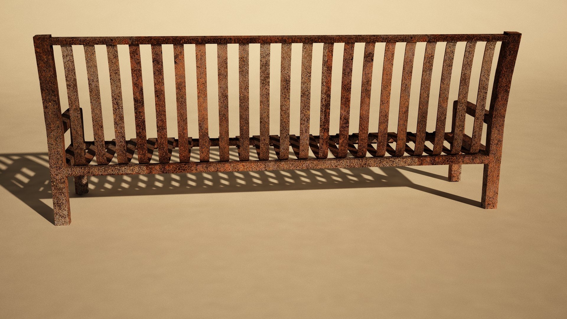 Ironrustybench 3D - TurboSquid 2065484