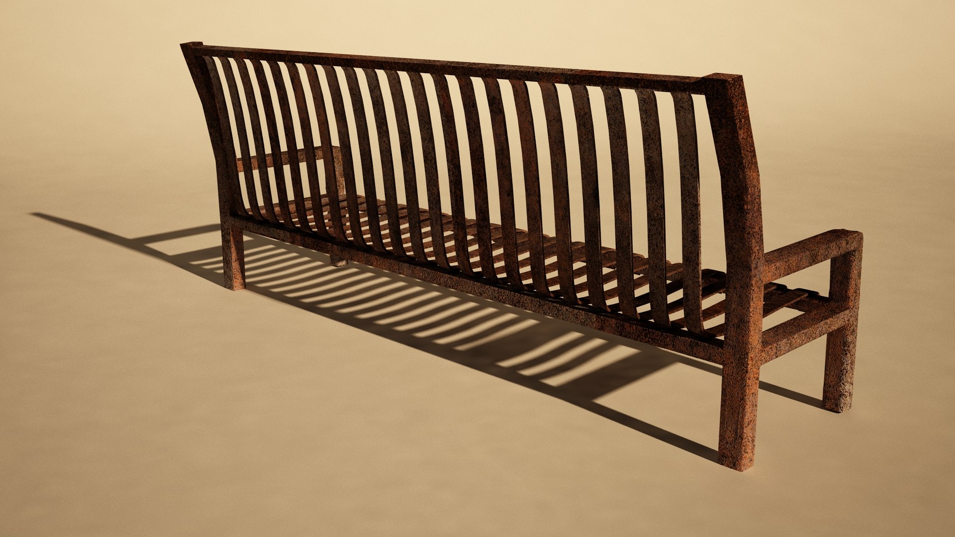 Ironrustybench 3D - TurboSquid 2065484