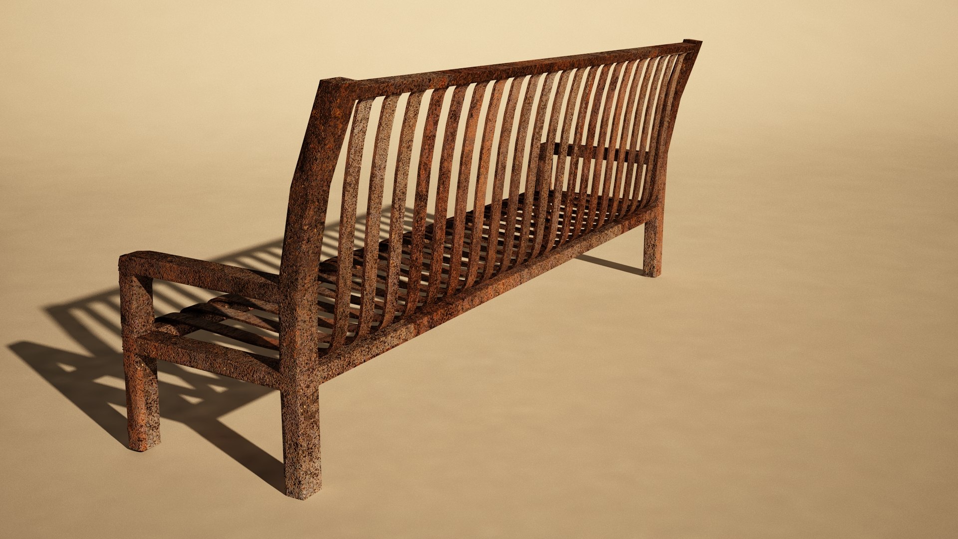 Ironrustybench 3D - TurboSquid 2065484