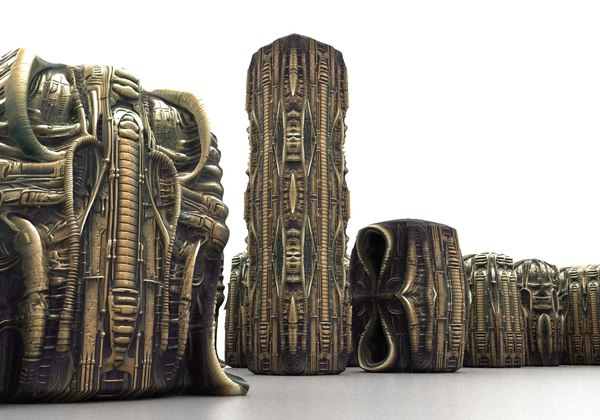modelo 3d Alien Architecture Sci Fi Pack 20 - TurboSquid 2063838