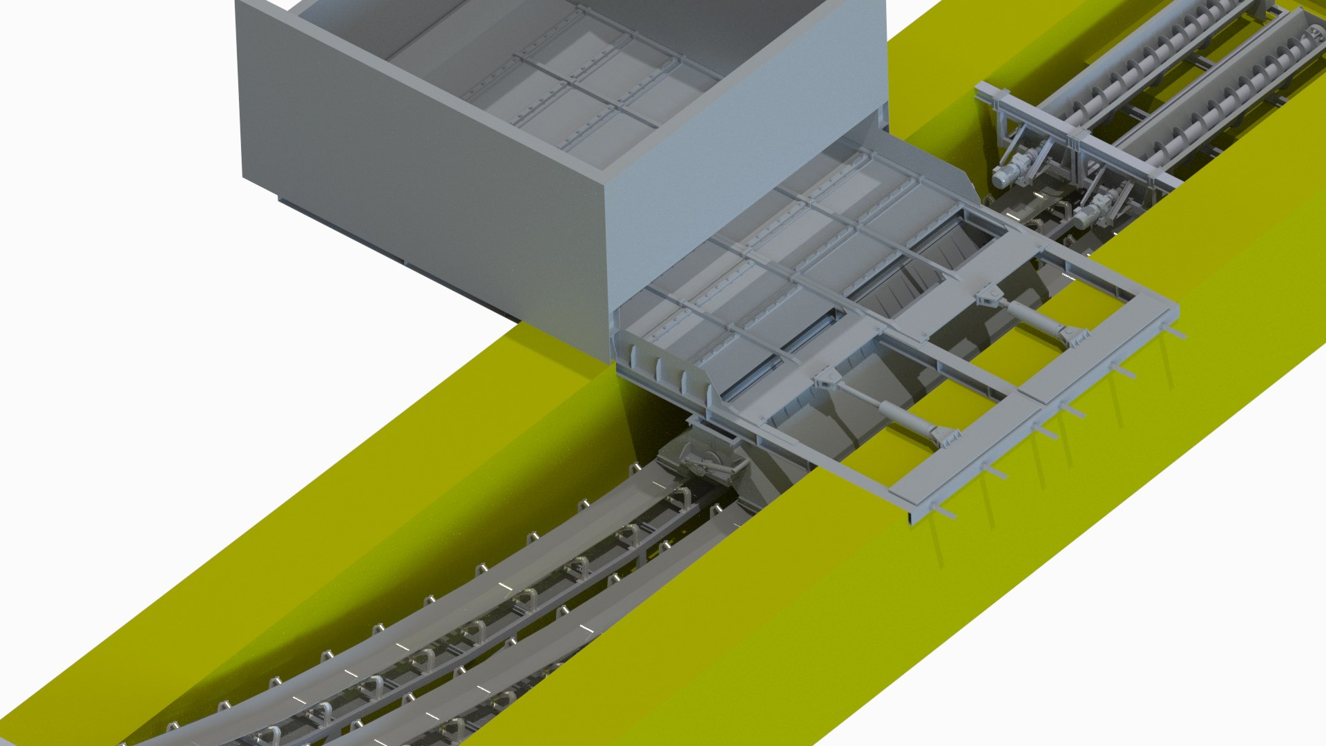 Plant Fuel Handling Conveyor Belt Model - TurboSquid 1525872