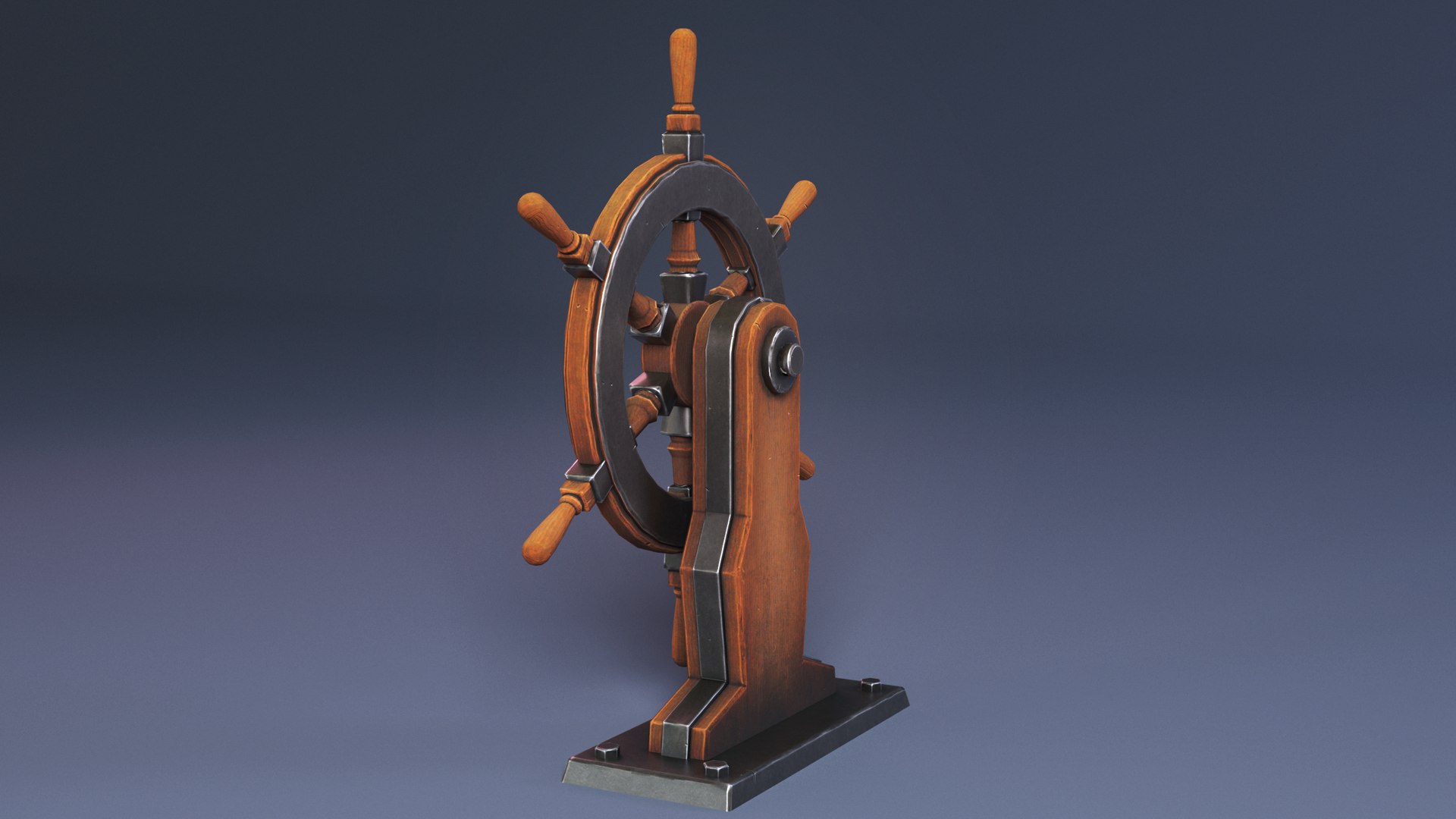 Stylized Ship Wheel 3D Model - TurboSquid 2188428