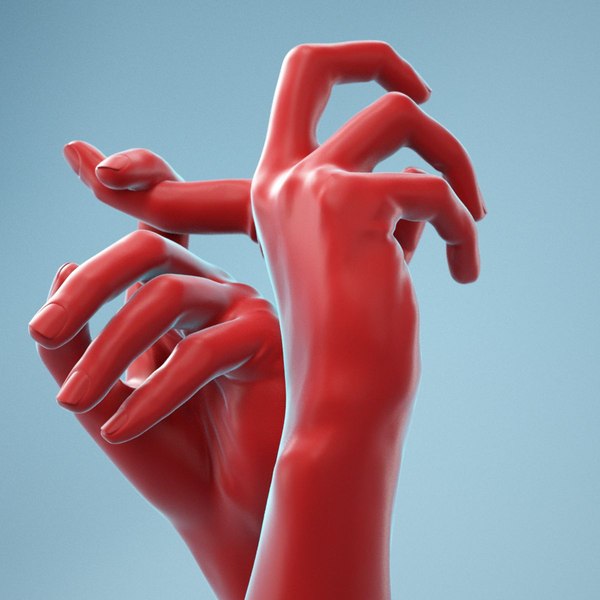 Modelo 3d Manos Femeninas 21 Turbosquid 1451721