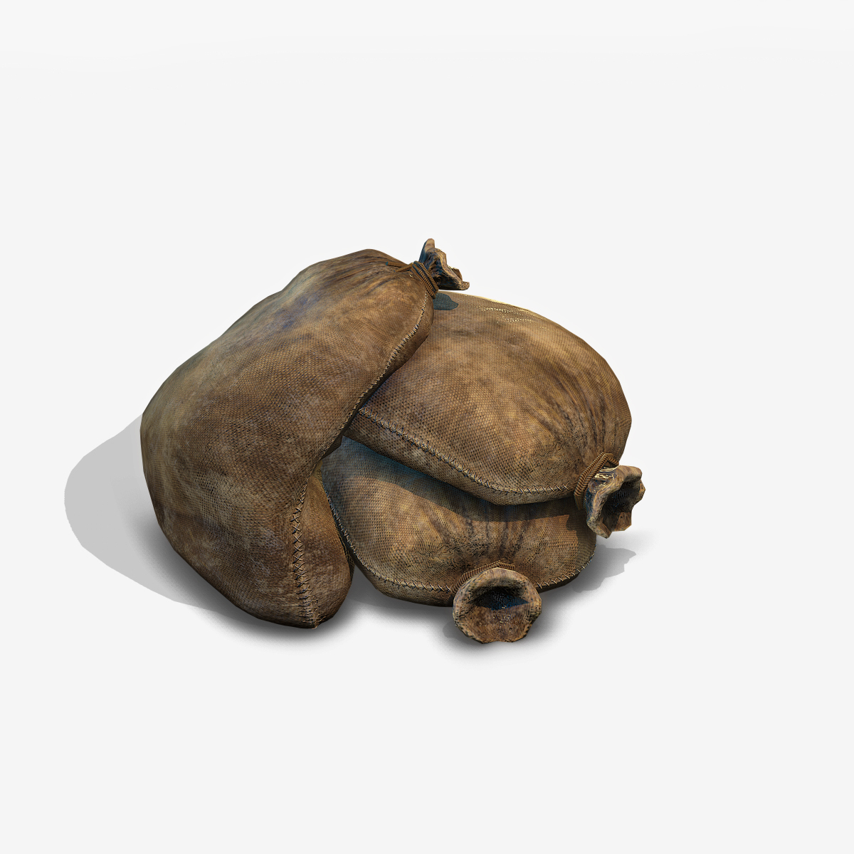 3d model fabric sack