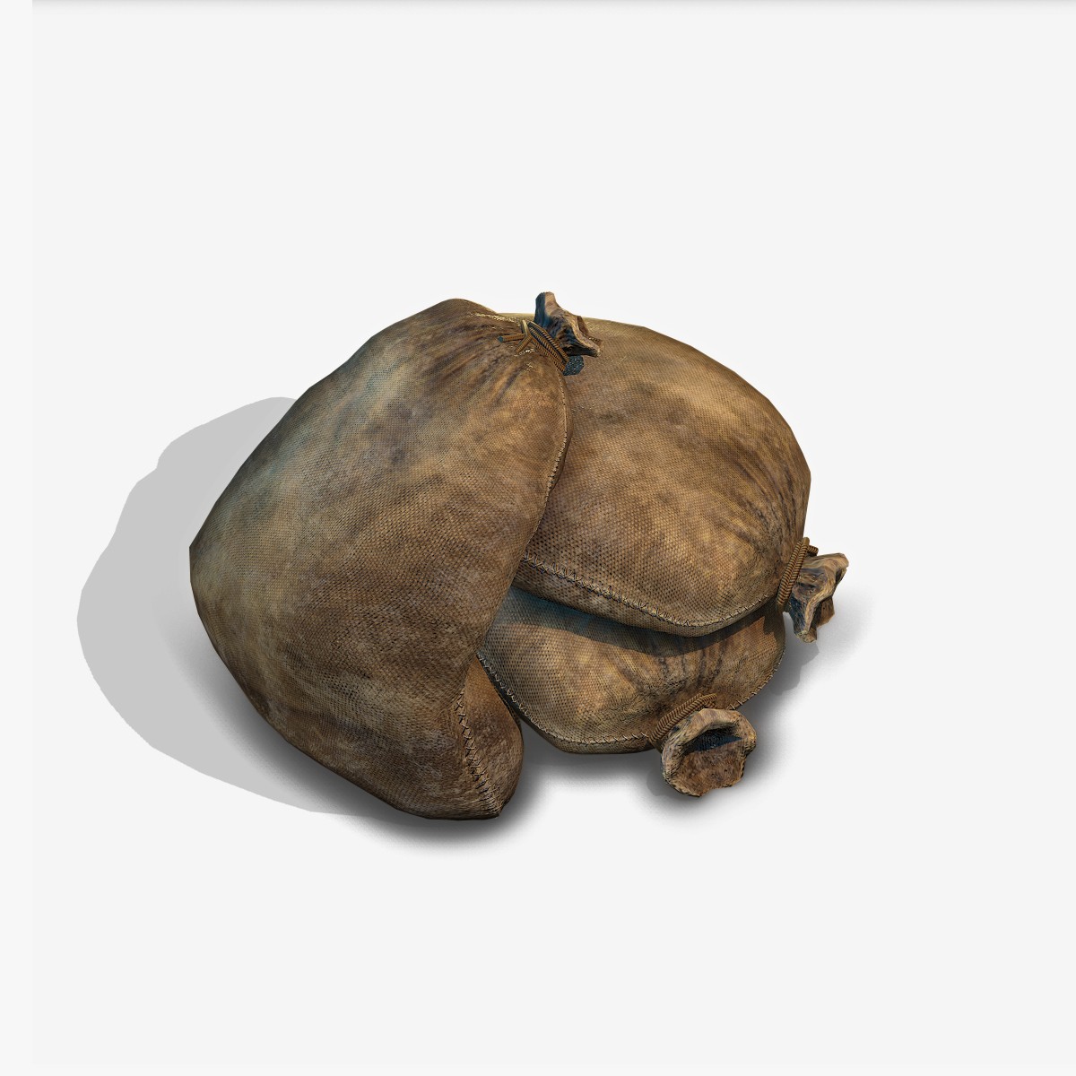 3d model fabric sack