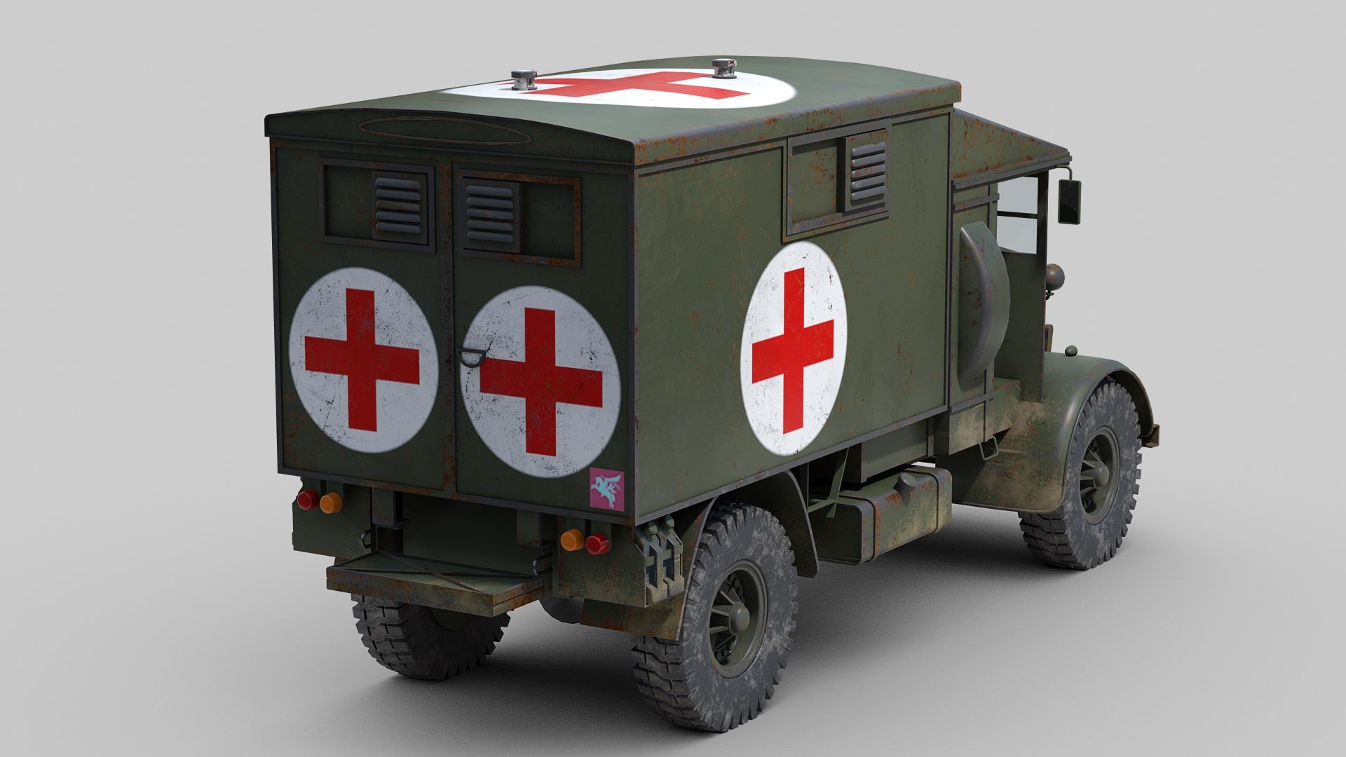 3D Ww2 Austin K2 Y - TurboSquid 1498490