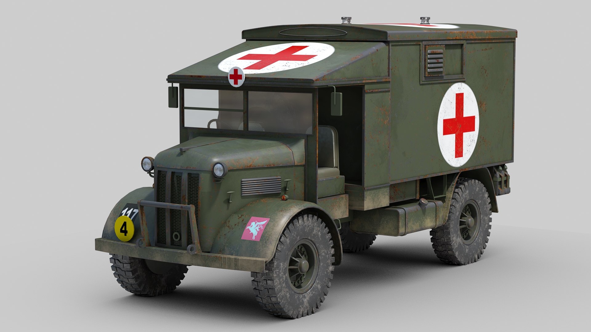 3D Ww2 Austin K2 Y - TurboSquid 1498490