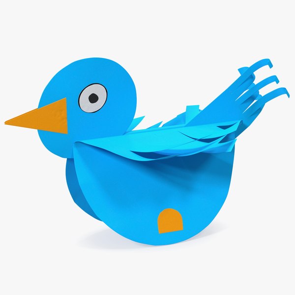 3D Craft Paper Toy Bird - TurboSquid 1934076