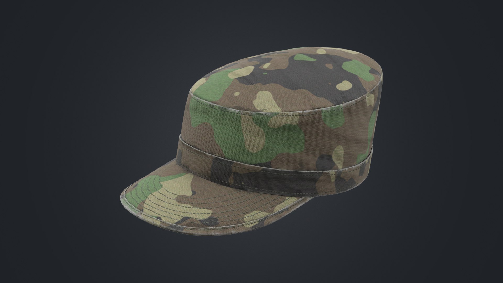 3D Patrol Cap SET - TurboSquid 2083341