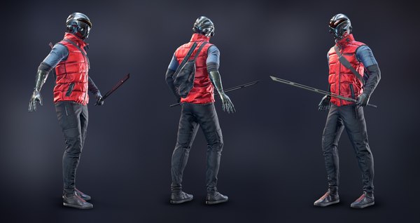Cyber Guy 저 폴리 3D 모델 - TurboSquid 1508760
