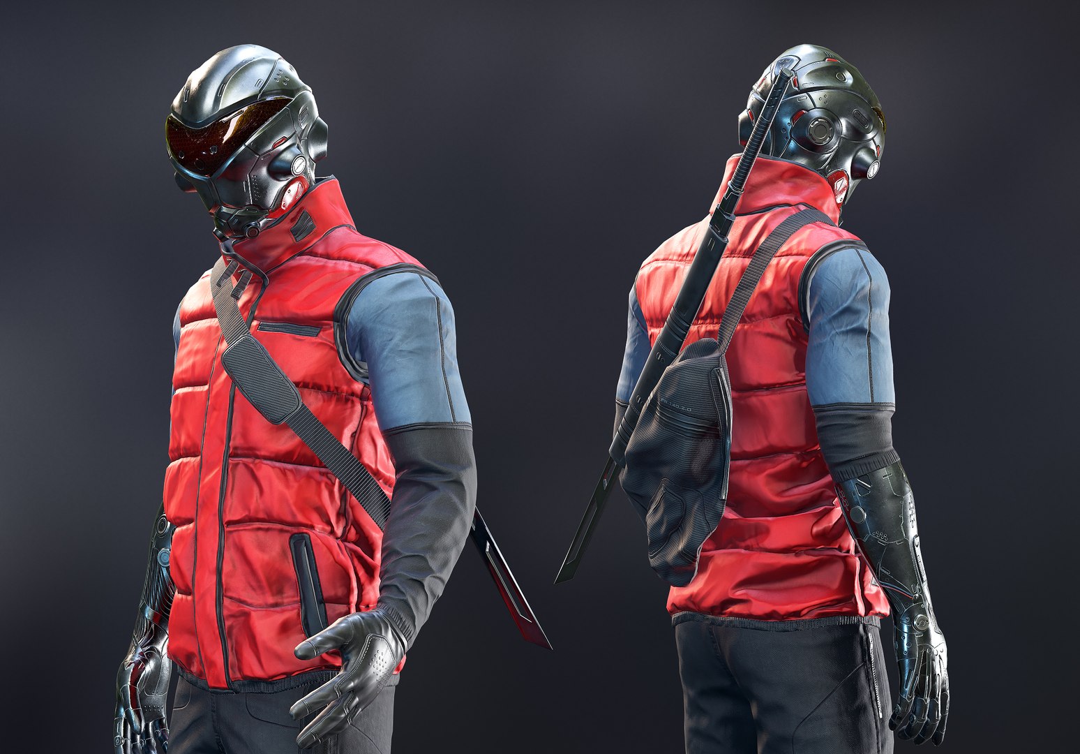 3D Model Cyber Guy - TurboSquid 1508760