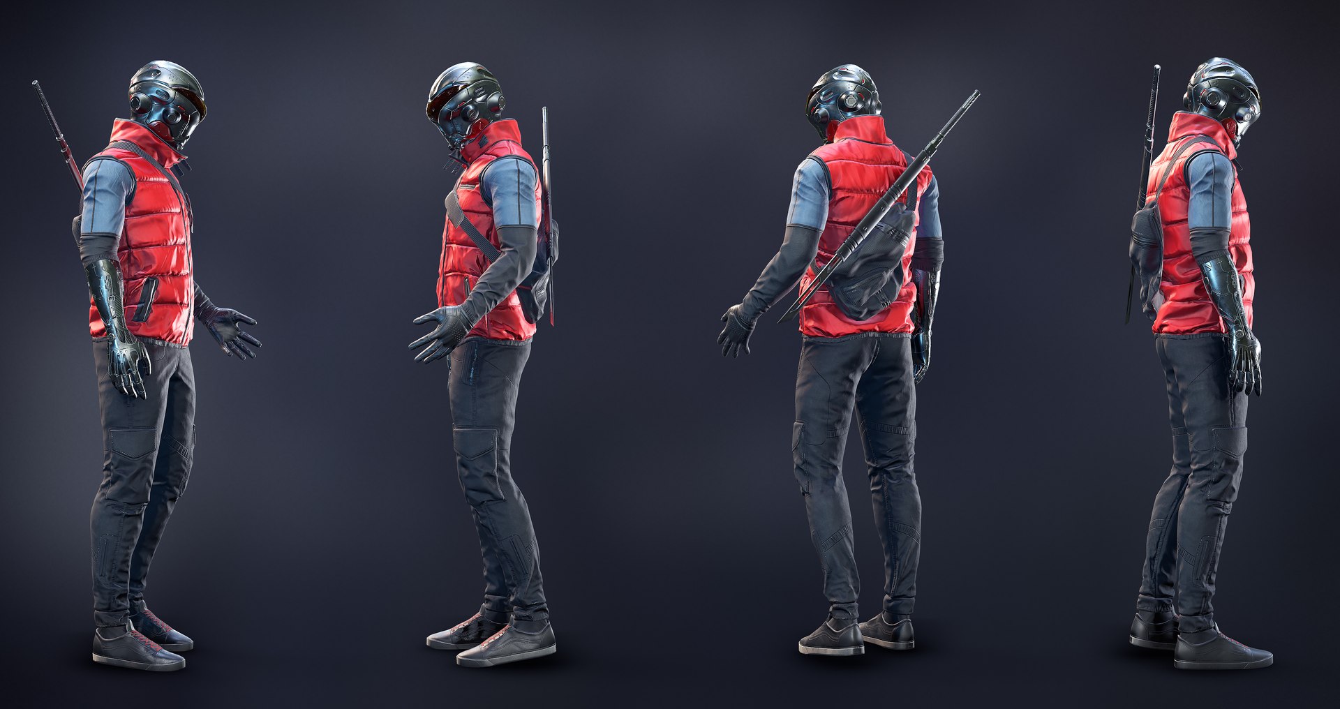 3D Model Cyber Guy - TurboSquid 1508760