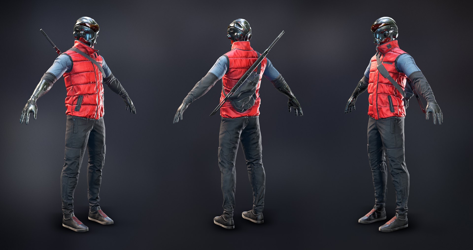 3D Model Cyber Guy - TurboSquid 1508760