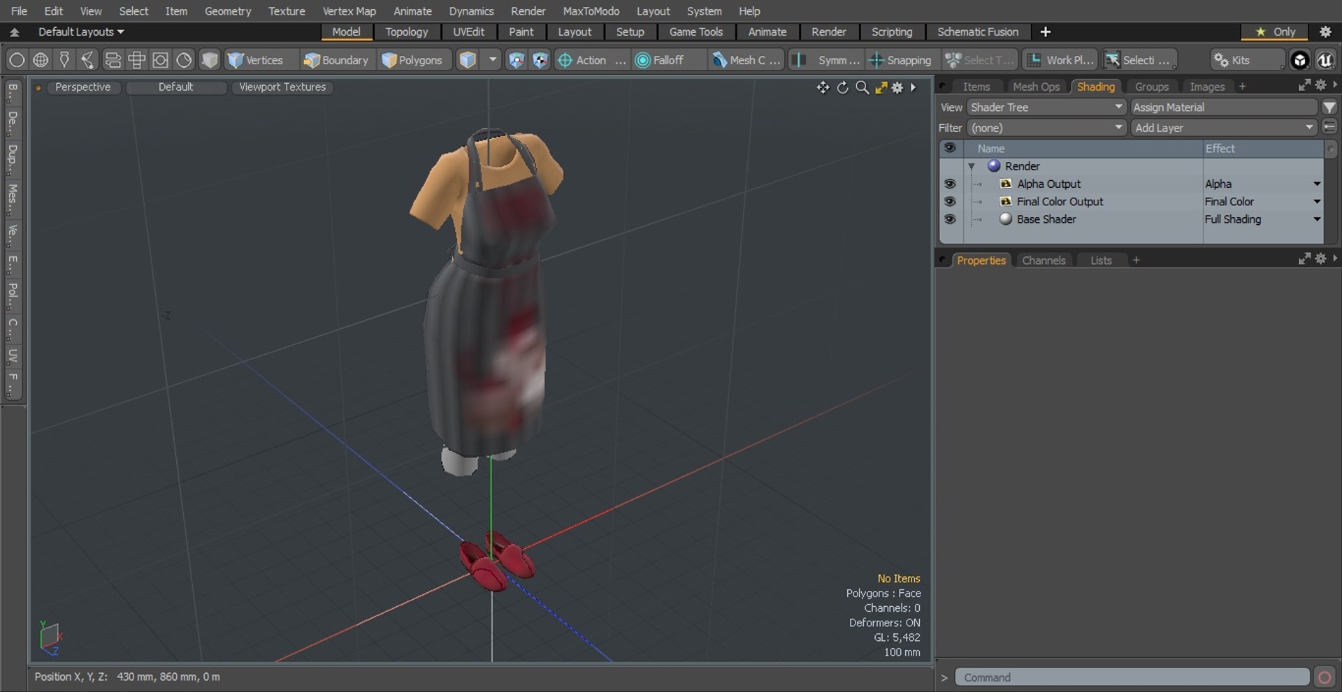 Clothes Set Kitchen Style For Women 3D - TurboSquid 1997484