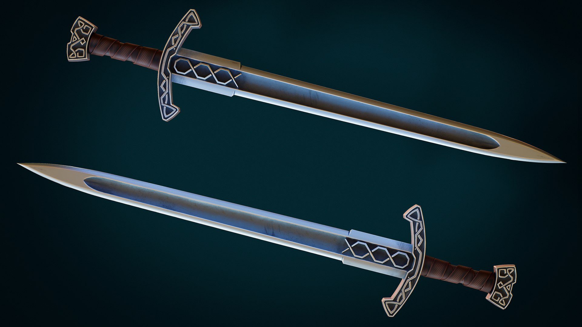 3D Steel Sword Model - TurboSquid 1806640
