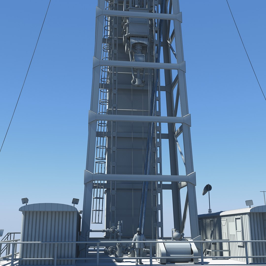 Drilling Rig 3d Model