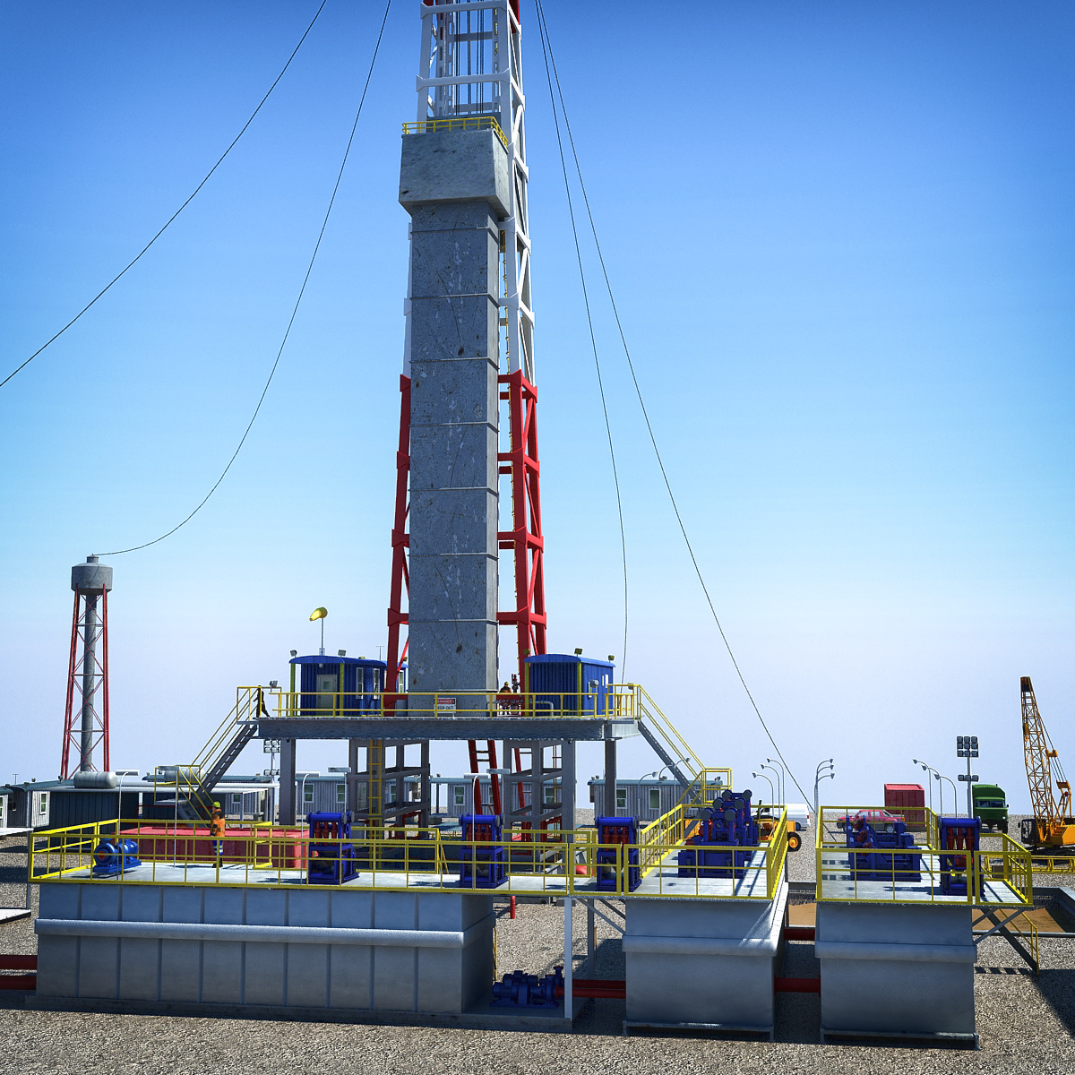 drilling rig 3d model