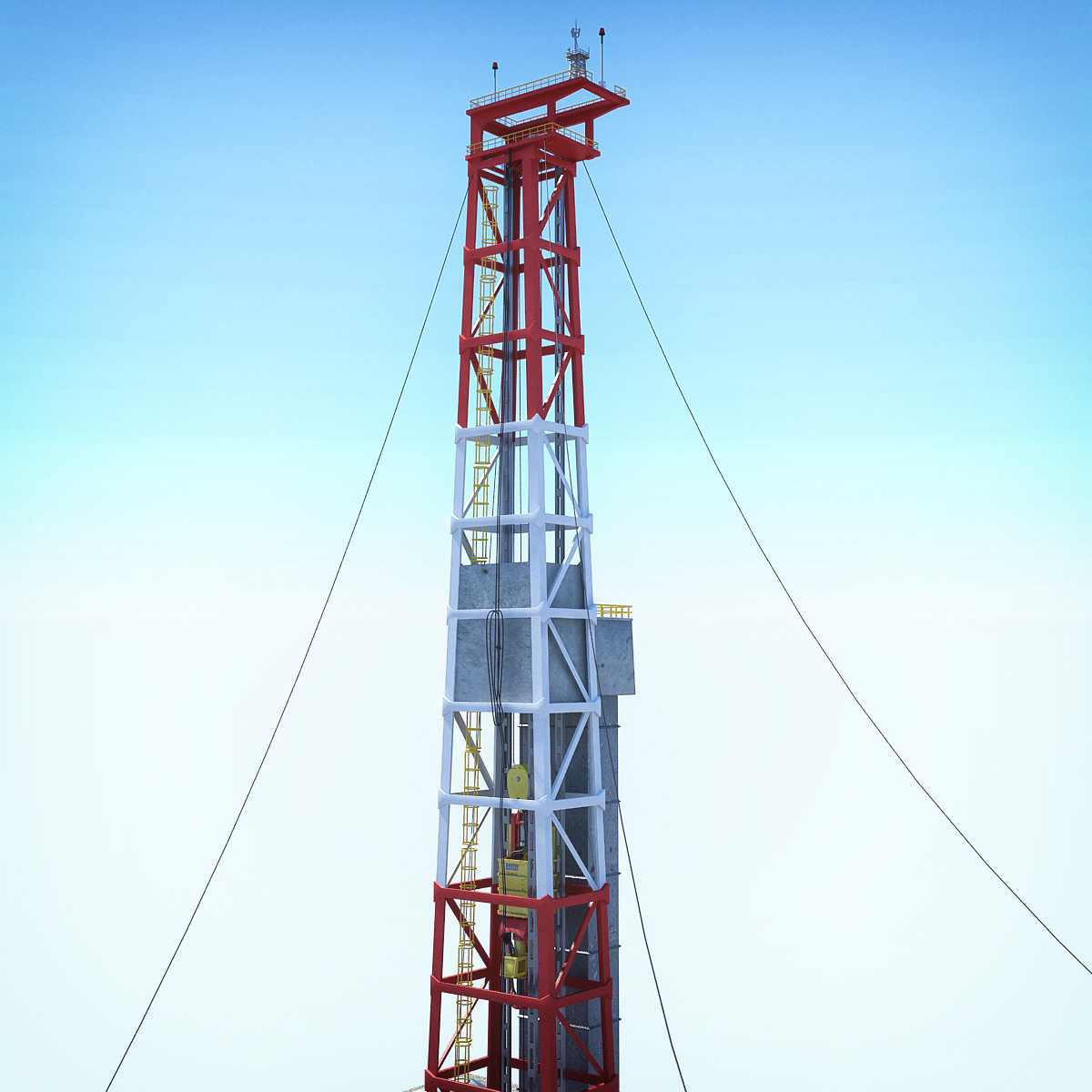 drilling rig 3d model