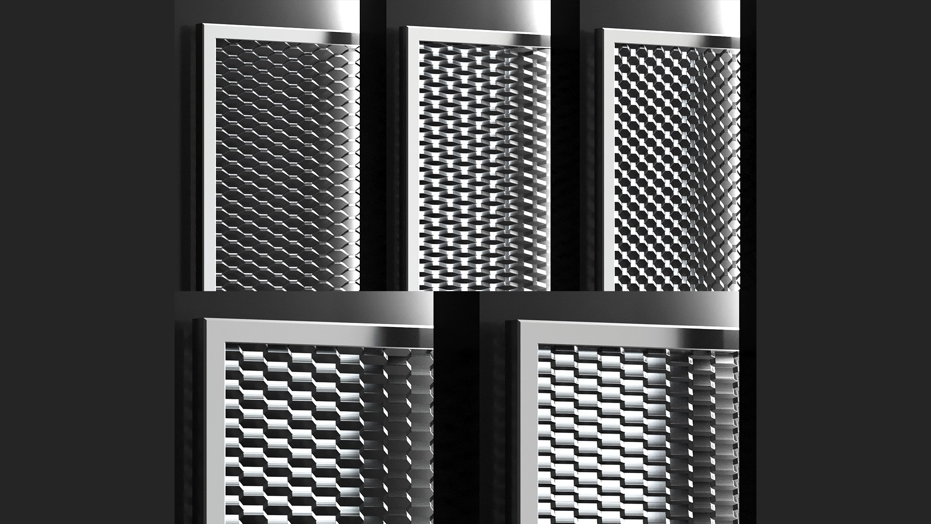 Expanded Metal Lattices 1 Rhombus 3D Model - TurboSquid 2368031