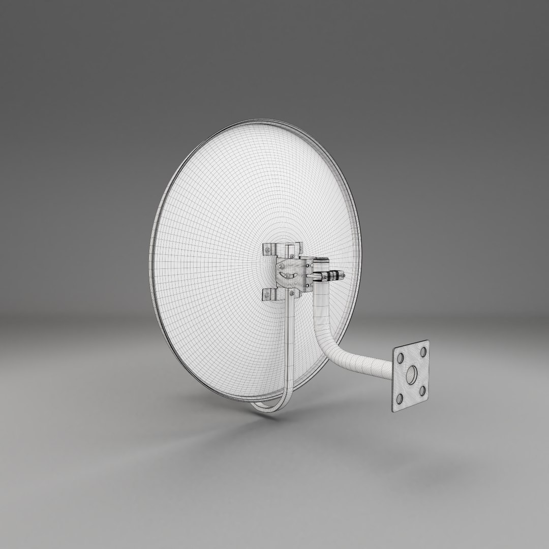 Satellite Dish 3D Model - TurboSquid 1511677