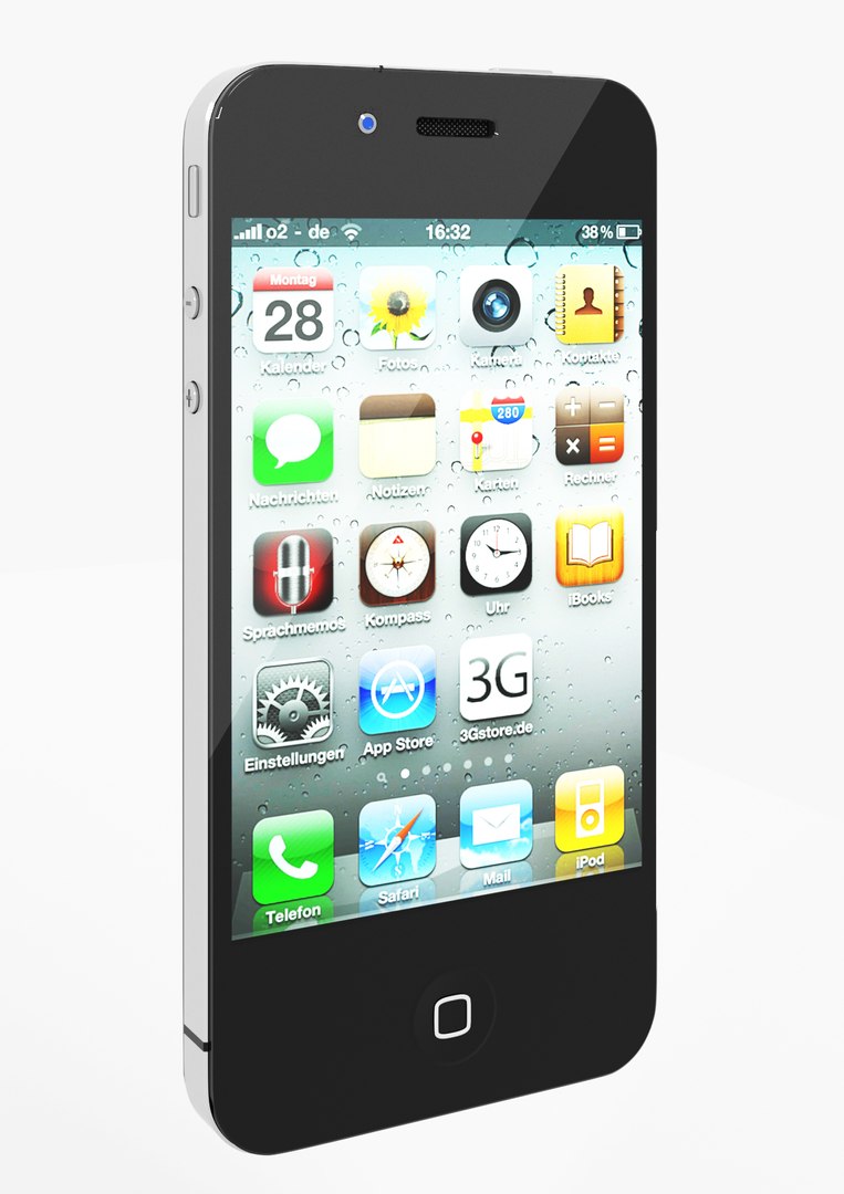 Apple iphone 4 model - TurboSquid 1204171