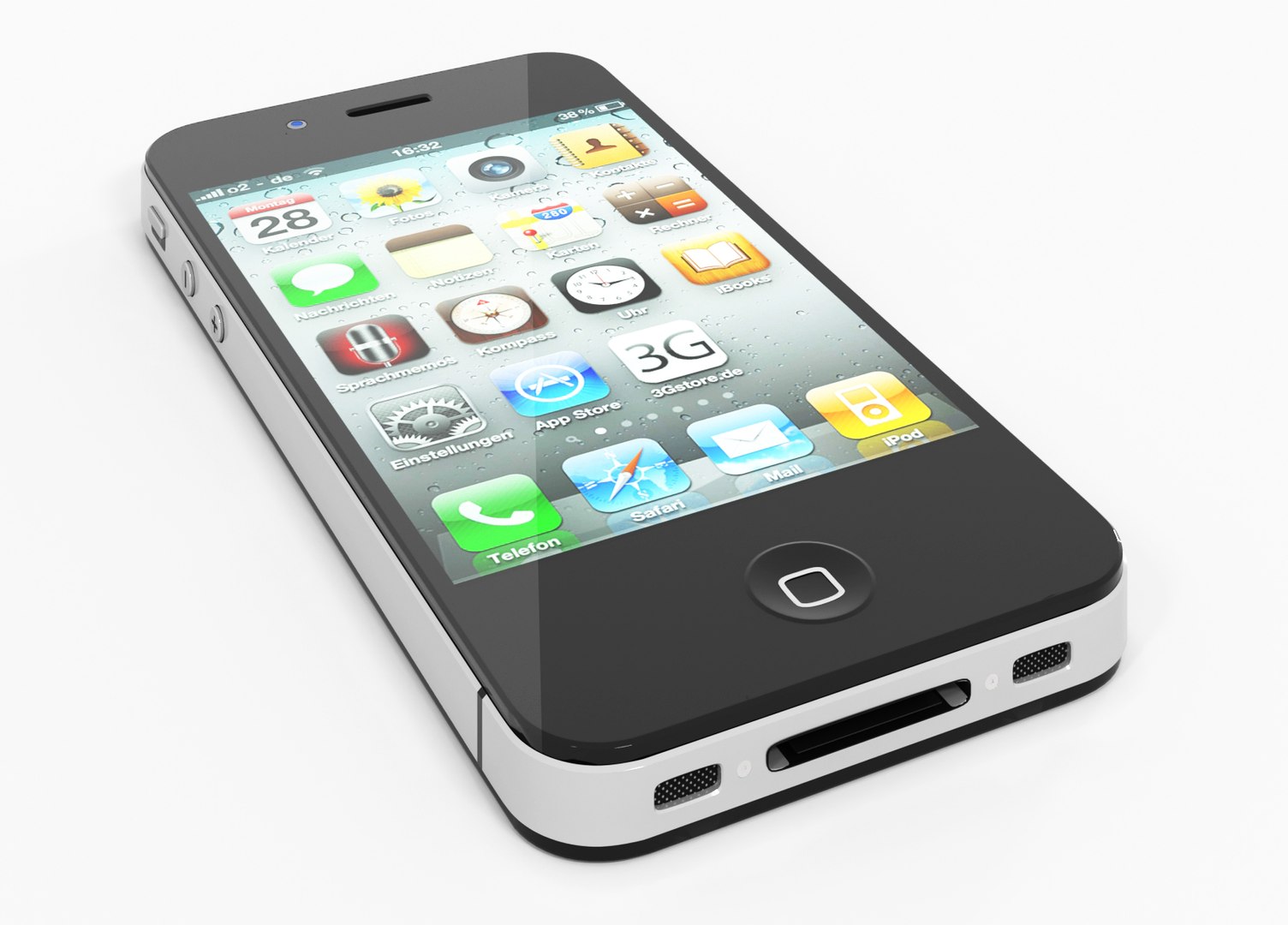 Apple iphone 4 model - TurboSquid 1204171