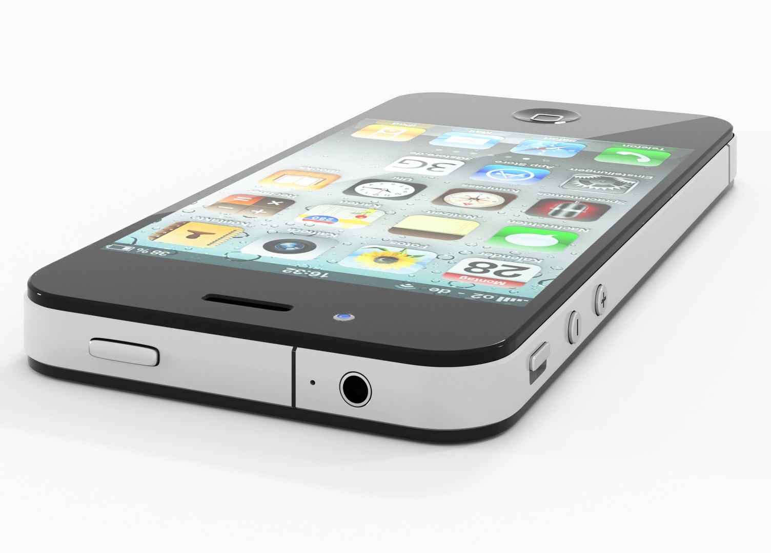 Apple iphone 4 model - TurboSquid 1204171