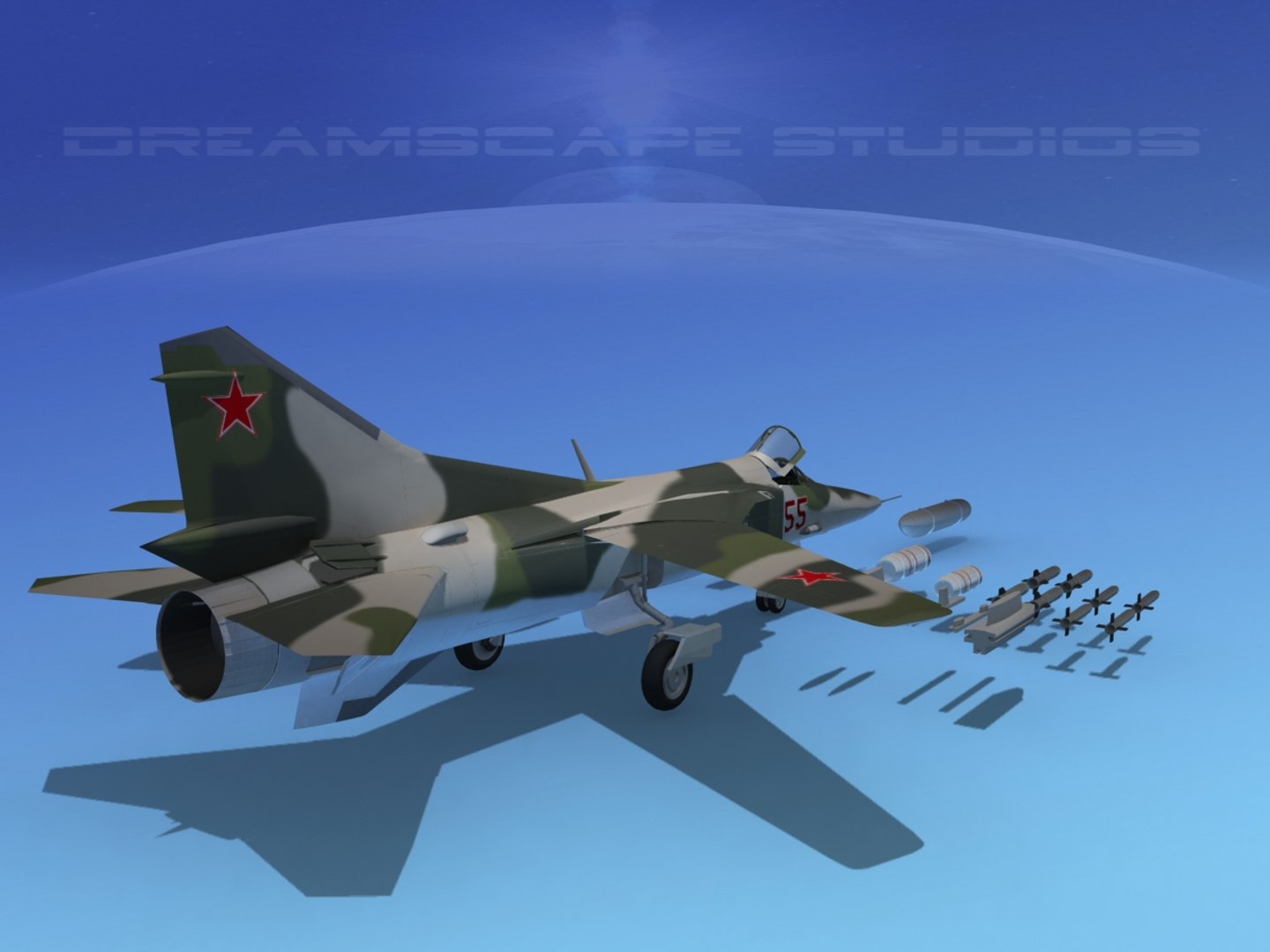 3d Model Mig-27 Weapons Aircraft