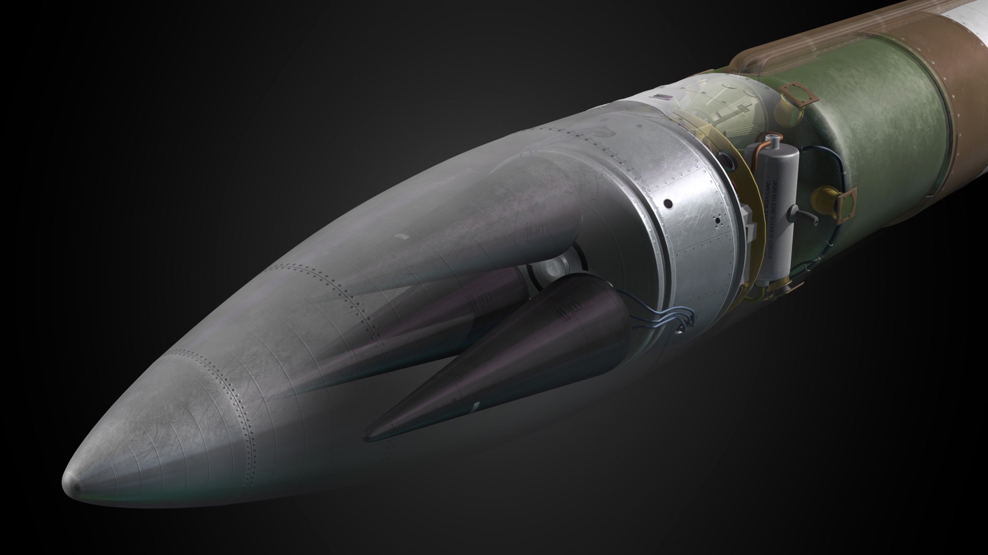 3D LGM-30G Minuteman III Missile - TurboSquid 2290911