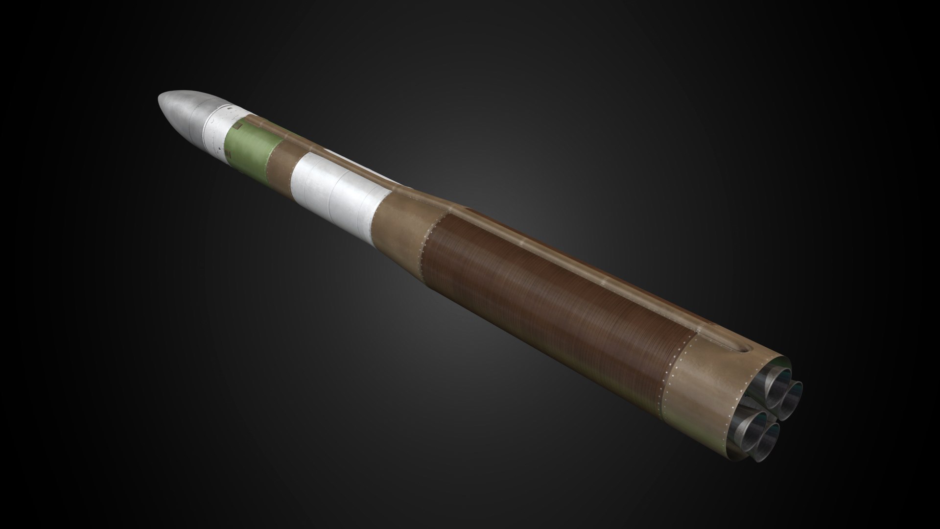 3D LGM-30G Minuteman III Missile - TurboSquid 2290911