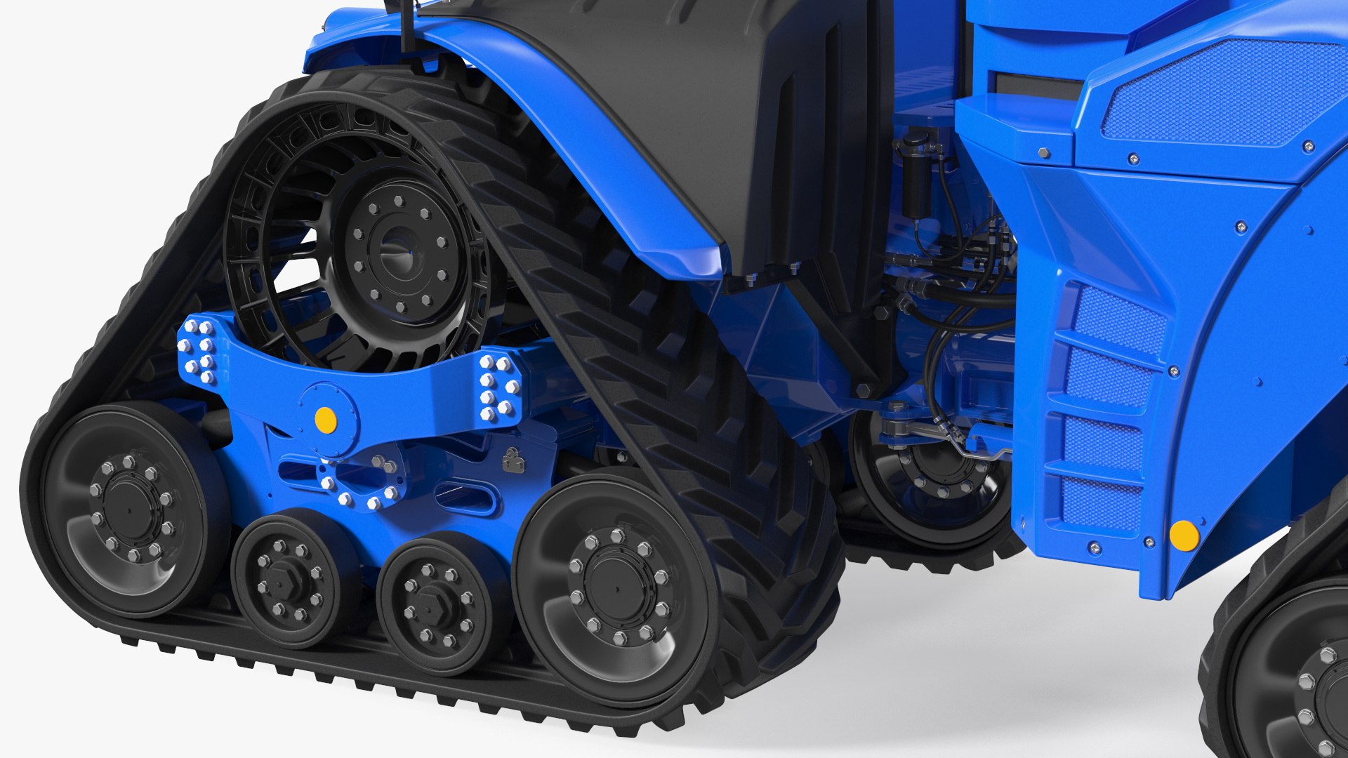 3D model Four Track Tractor Clean Rigged - TurboSquid 1821793