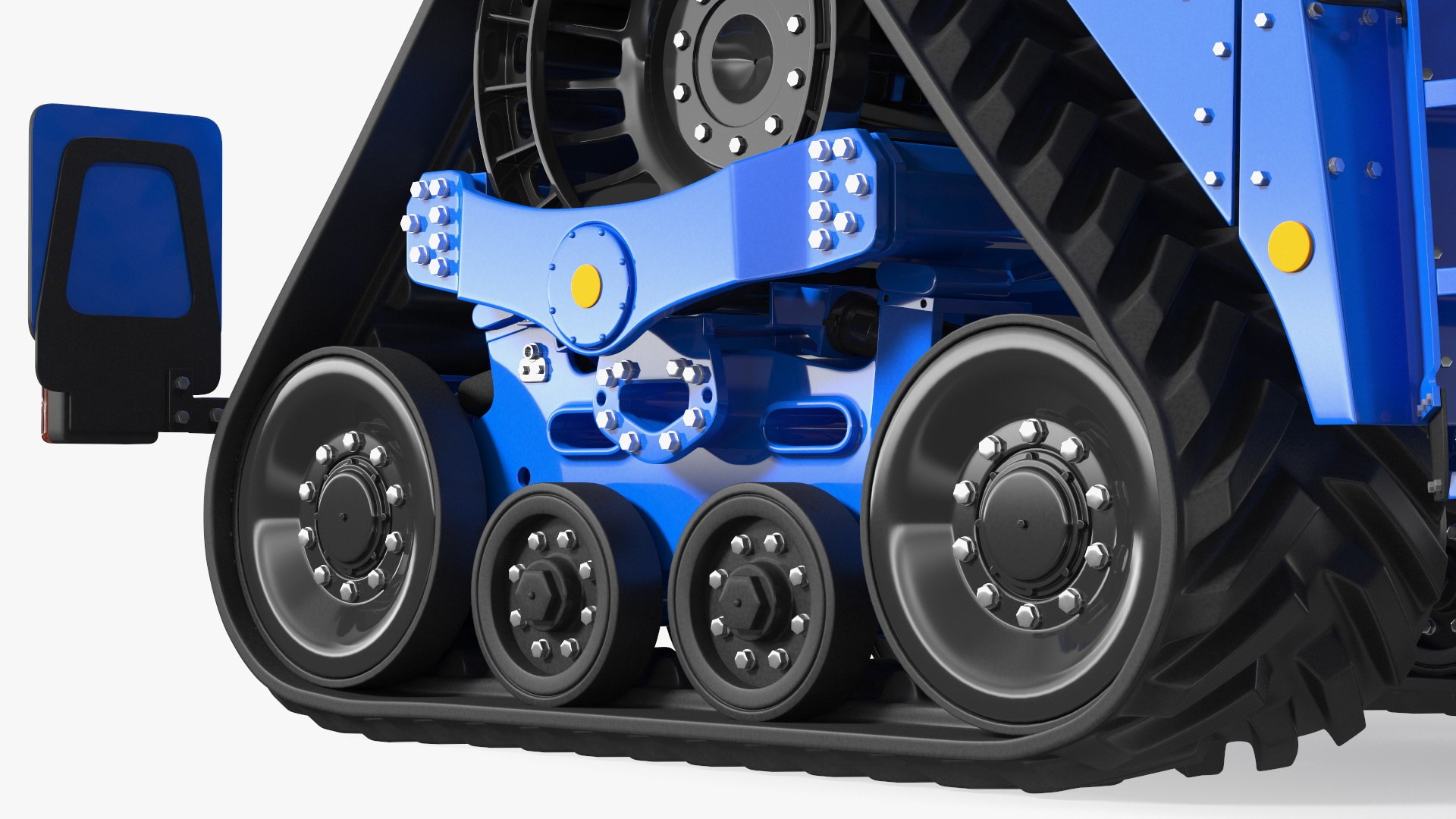 3D model Four Track Tractor Clean Rigged - TurboSquid 1821793