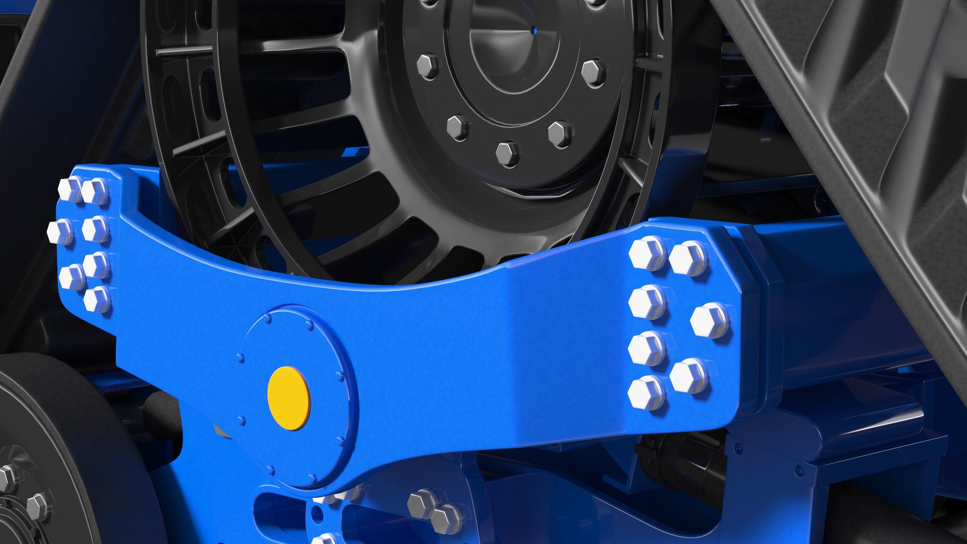3D model Four Track Tractor Clean Rigged - TurboSquid 1821793