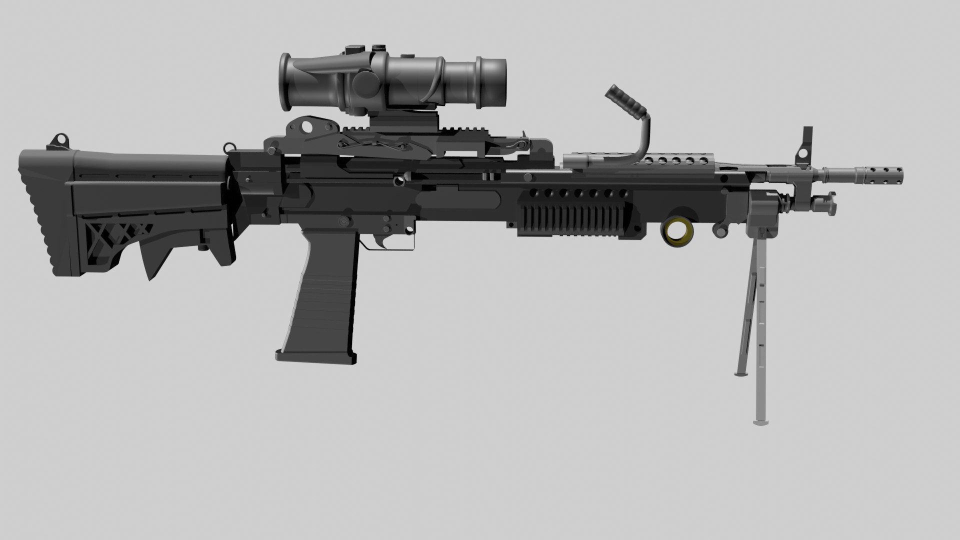 3D M249 - TurboSquid 1740340