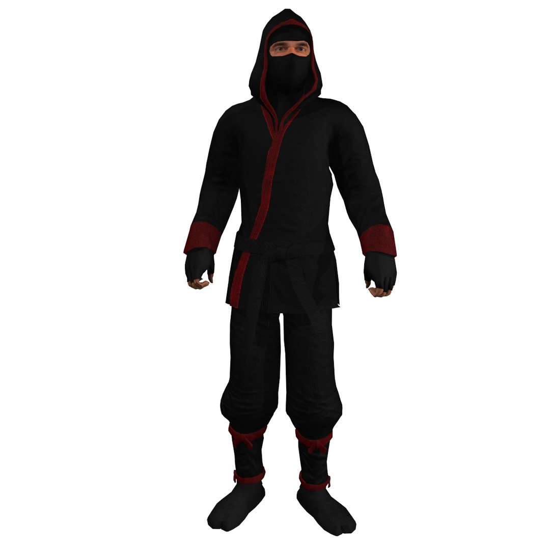 Rigged Ninja 3d Max