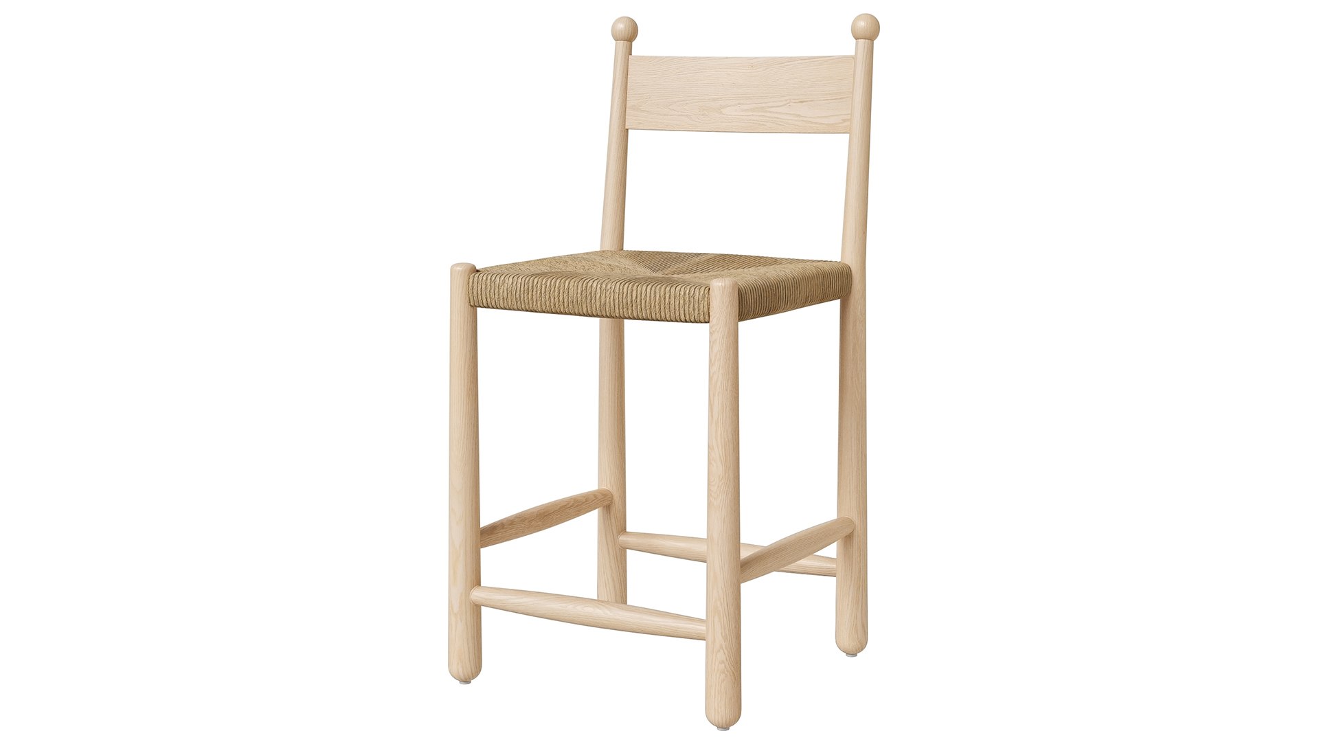 Shoppe Counter Stool Martin Oak By Amber Lewis Model - TurboSquid 2227239