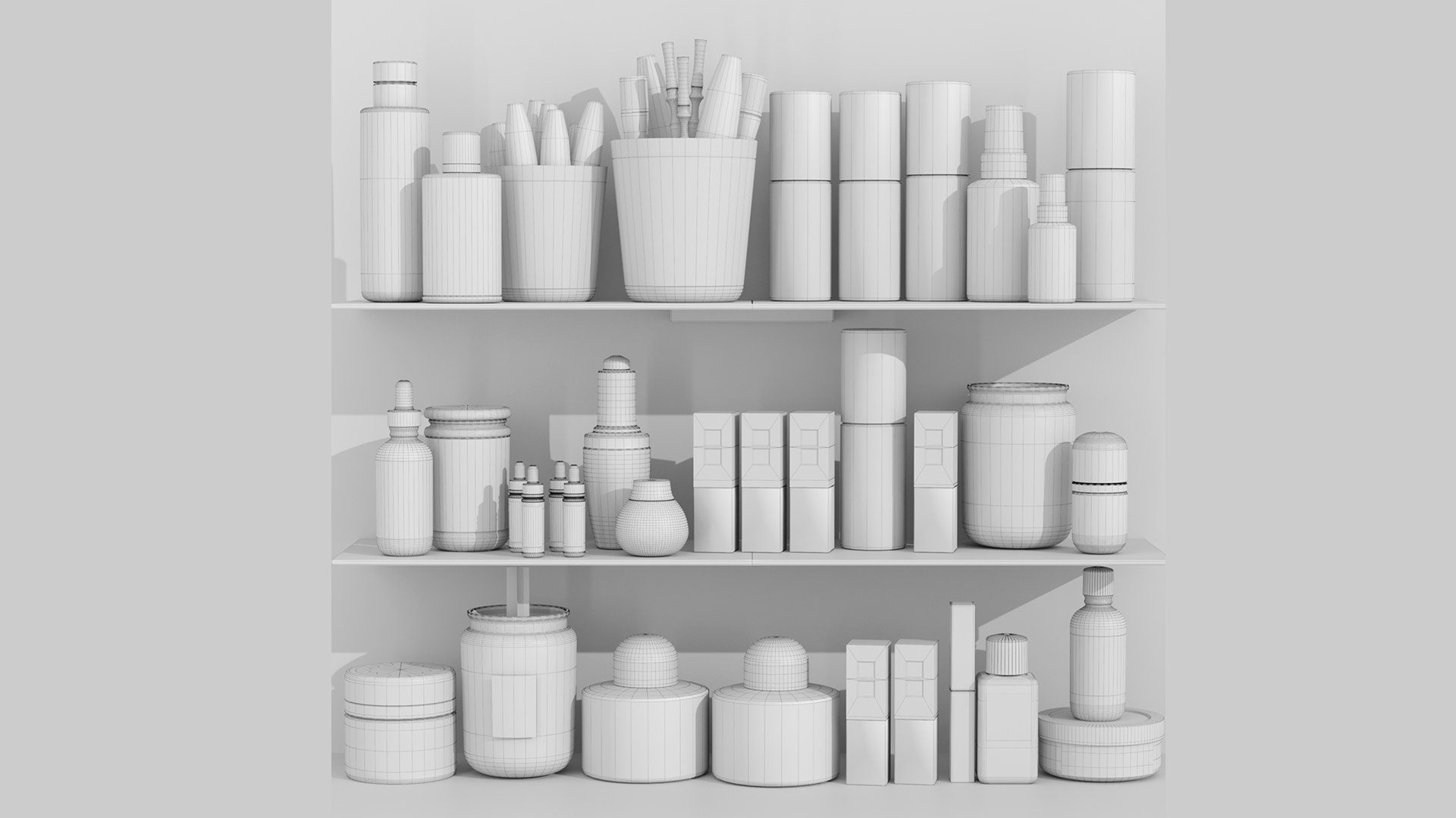 3D model Beauty salon cosmetics set 11 - TurboSquid 2089512