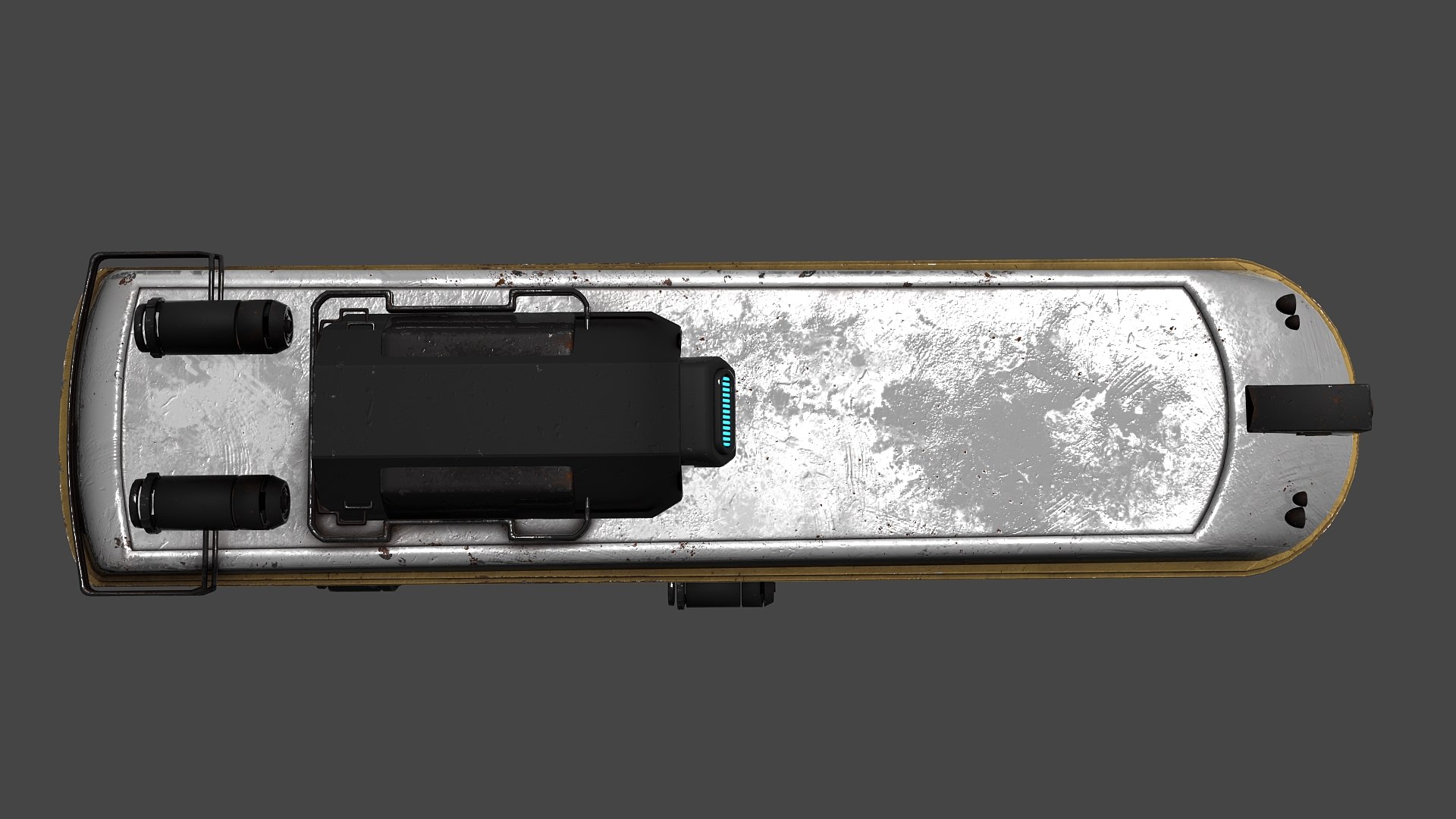 3D Diesel Punk Tram Model - TurboSquid 2250383