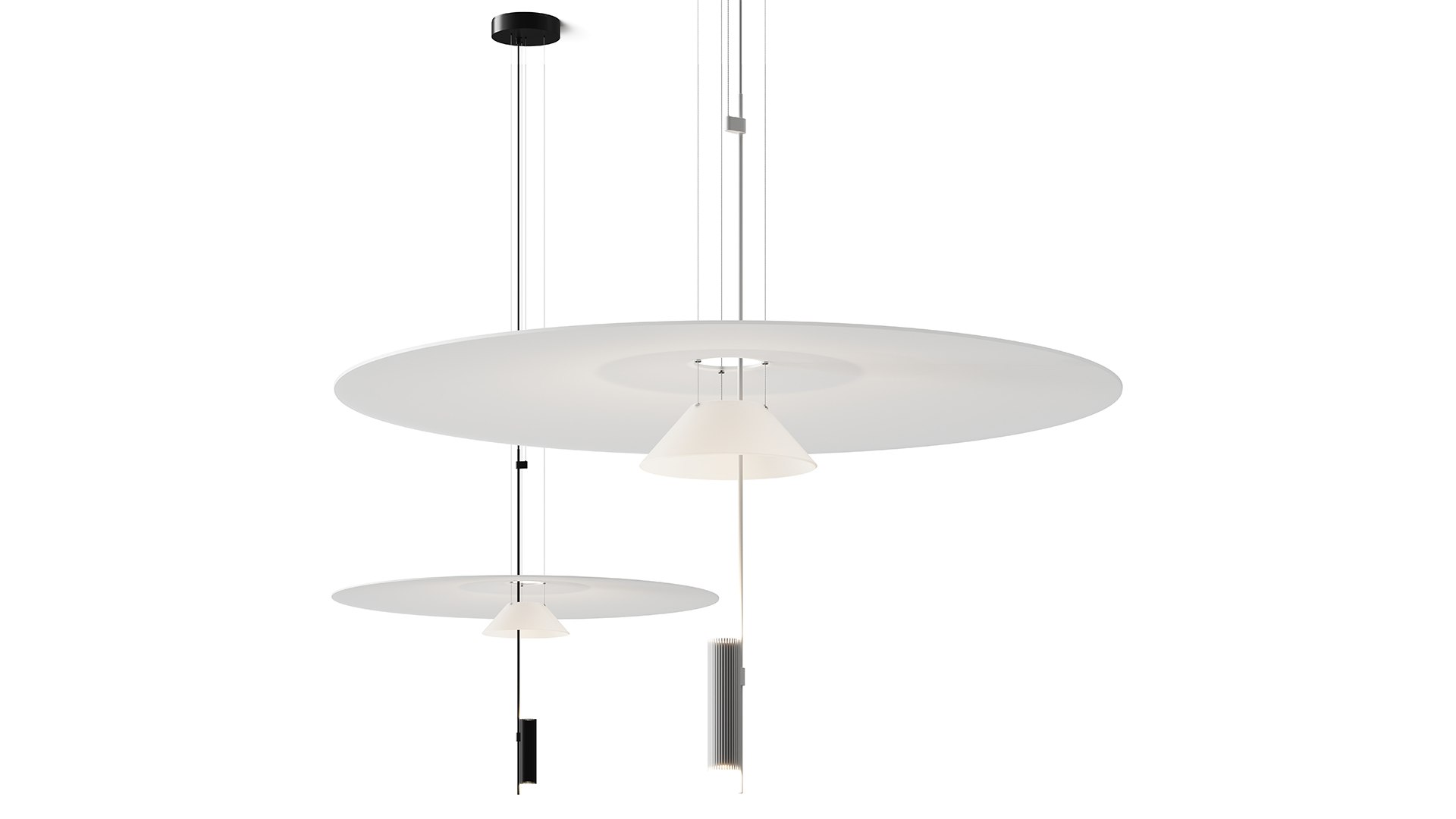 Flamingo 1527 Vibia Pendant Lamp Model - TurboSquid 2201017