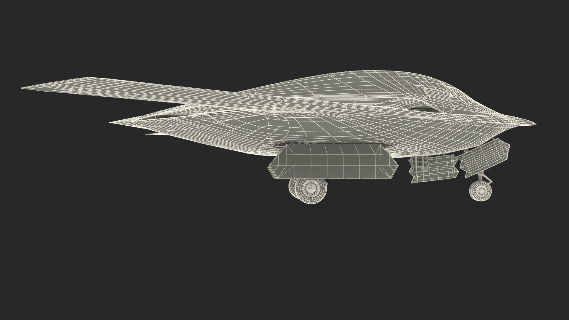 3D Model B-21 Raider Long-Range Aircraft Rigged For Maya - TurboSquid ...