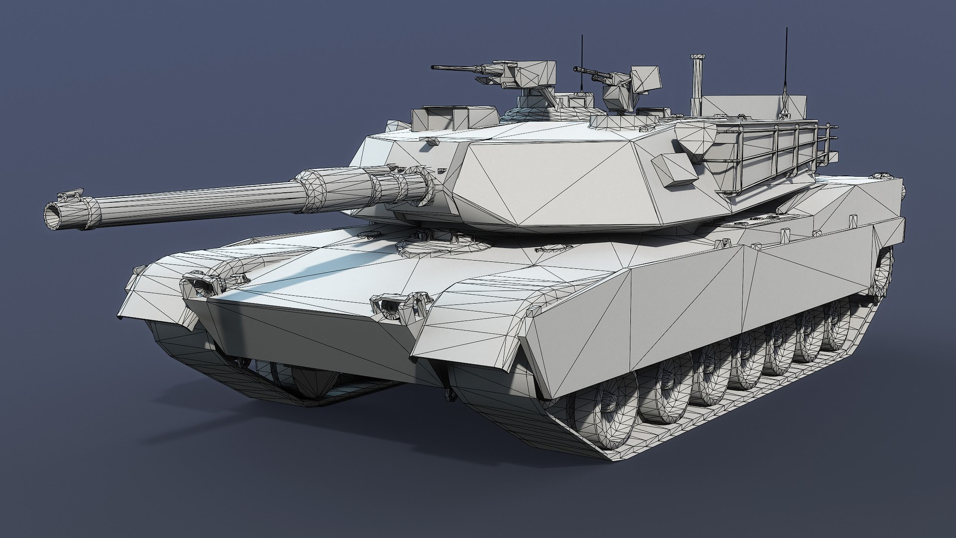 3D M1 Abrams Tank Set - TurboSquid 1967269