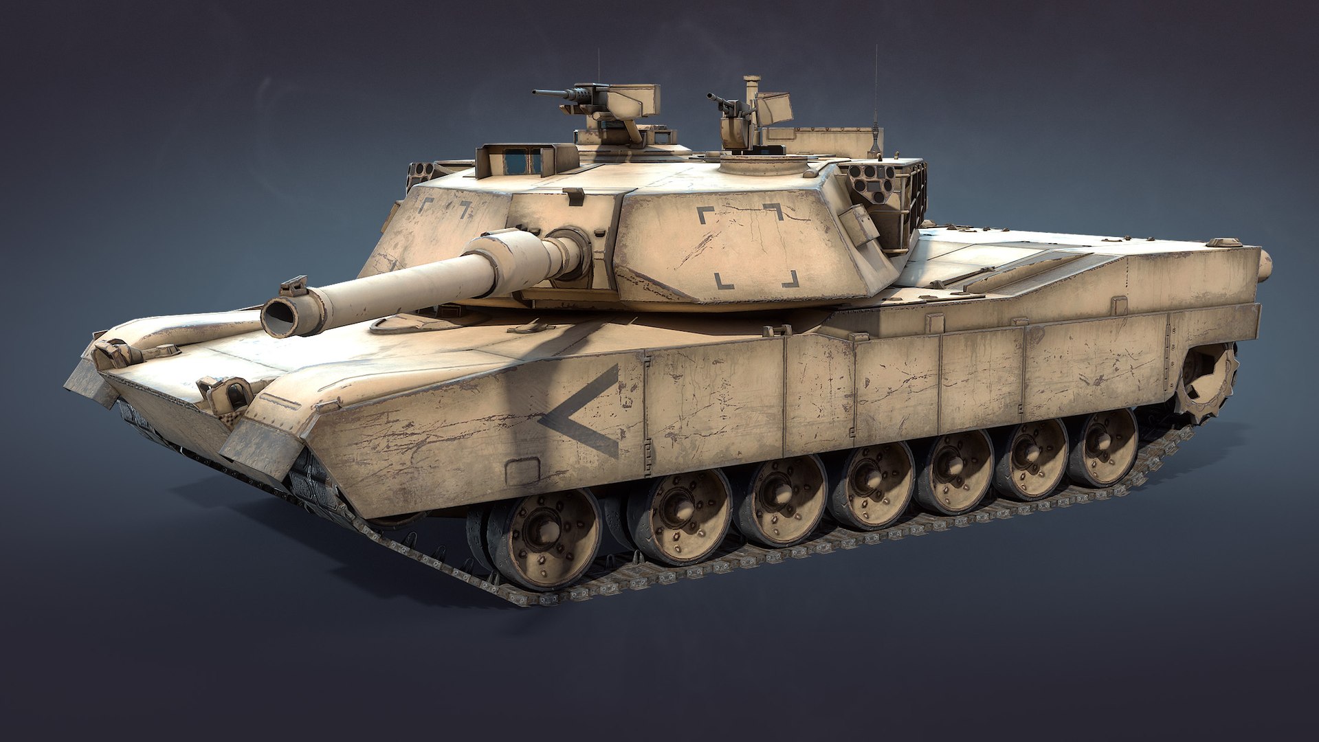 3D M1 Abrams Tank Set - TurboSquid 1967269