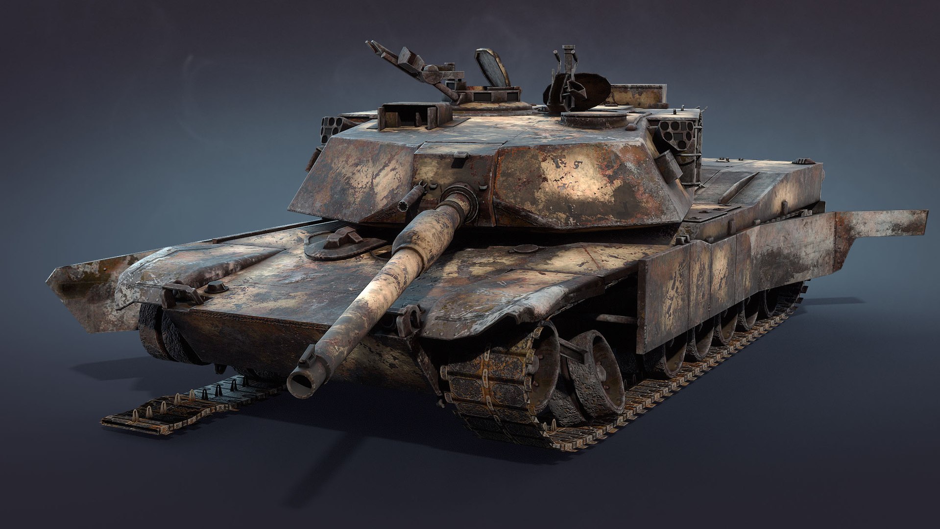 3D M1 Abrams Tank Set - TurboSquid 1967269